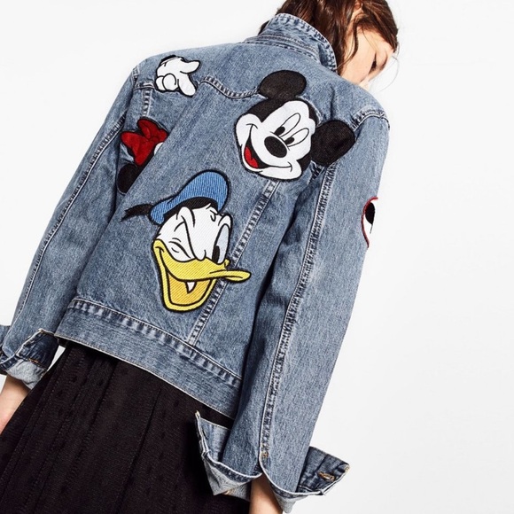 Zara | Jackets & Coats | Zara X Disney Denim Jacket | Poshmark